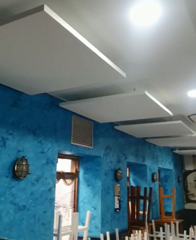 Acondicionamiento acústico en un restaurante. - Audiotec